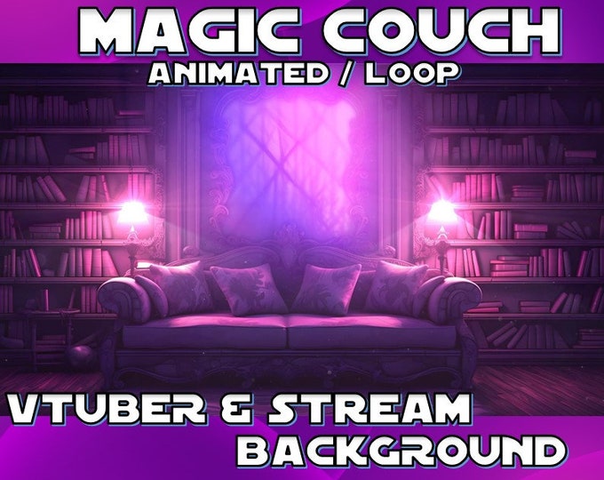 Animated Background for Twitch, Vtuber Background Animated, Lofi Stream ...