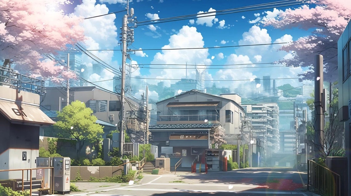 VTUBER ANIMATED BACKGROUND Japanese City Scape loop 1080p - Etsy