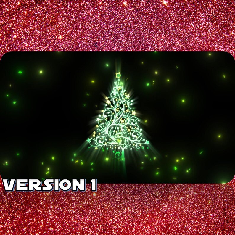 ANIMATED VTUBER BACKGROUND Christmas Tree loop, 1080p, Stream Overlay ...