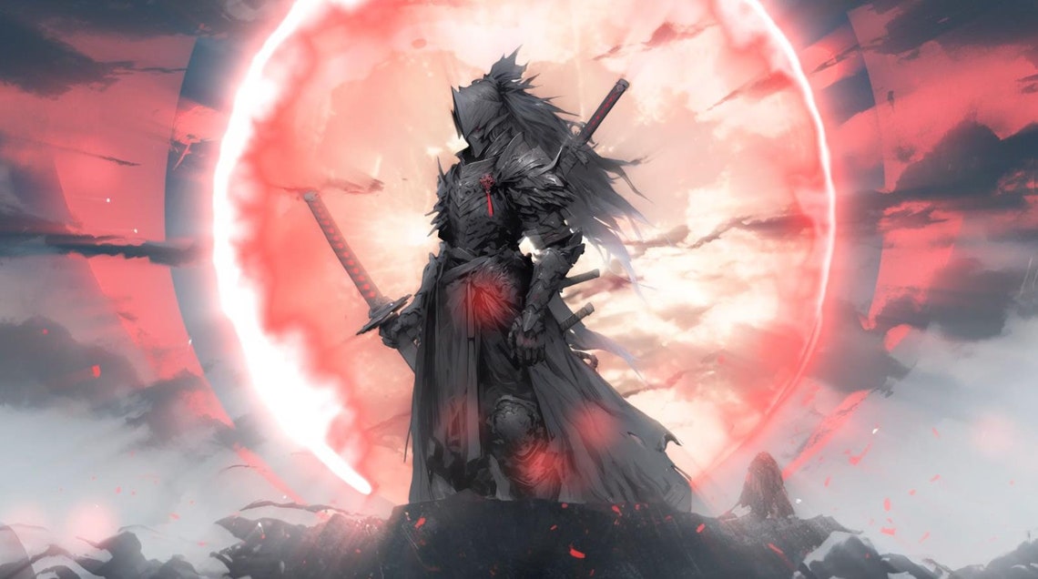 ANIMATED STREAM BACKGROUND Demonic Ninja loop, 1080p, Stream Overlay - Etsy