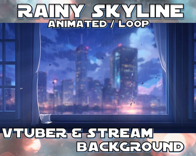 ANIMATED VIRTUAL BACKGROUND Cozy Rain Night Studio Cozy Ambience Style ...