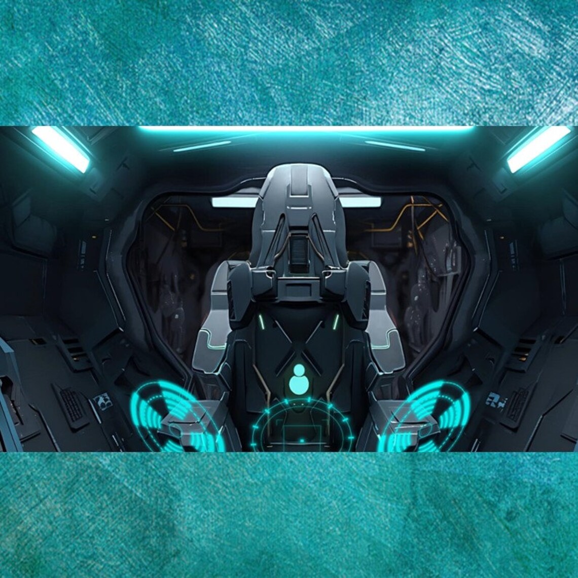 VTUBER ANIMATED BACKGROUND - Mecha Cockpit (loop, 1080p, Stream Asset ...