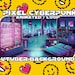ANIMATED VTUBER BACKGROUND | Pixel Cyberpunk (loop, 1080p, Stream ...