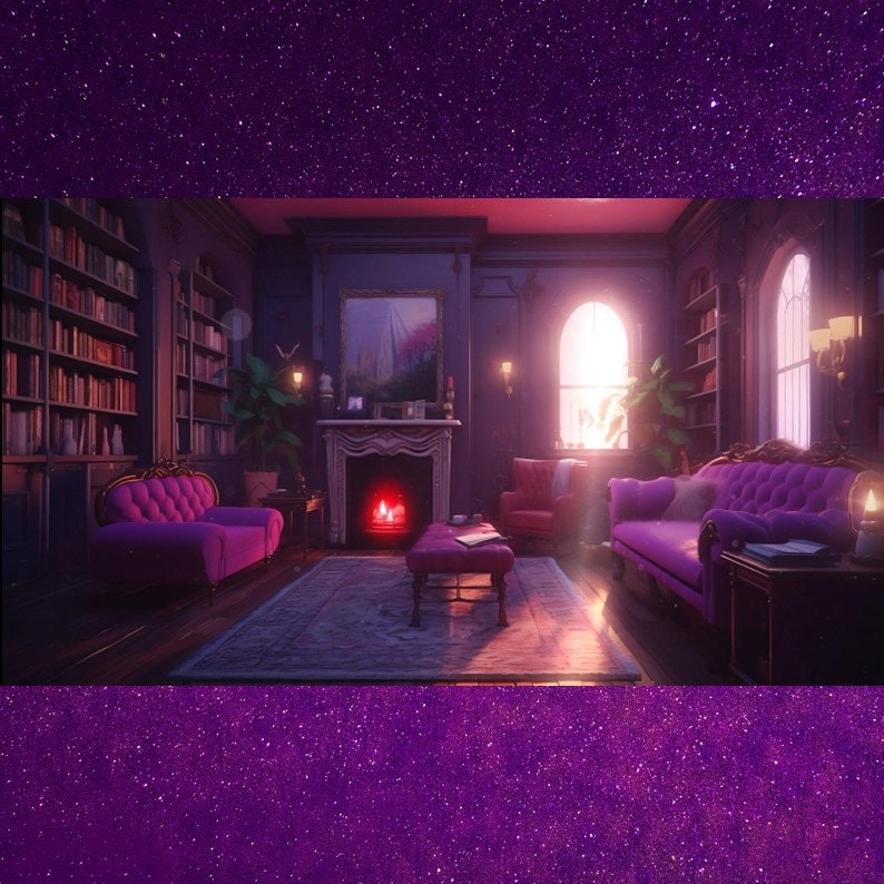 ANIMATED BACKGROUND | Magic Study Room (loop, 1080p, Stream Overlay) - Etsy