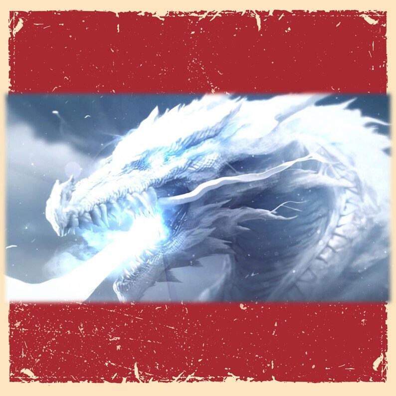 ANIMATED BACKGROUND White Elder Dragon stream Animation - Etsy