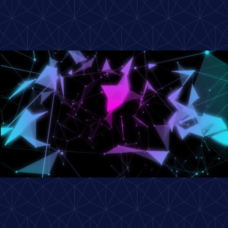 ANIMATED VTUBER BACKGROUND | Colorful Network (loop, 1080p, Stream ...