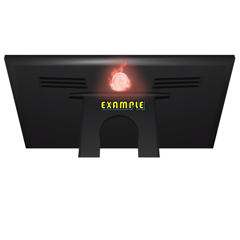 ANIMATED VTUBER ASSET Drawing Tablet Laptop Crystal Flames perfect Loop ...