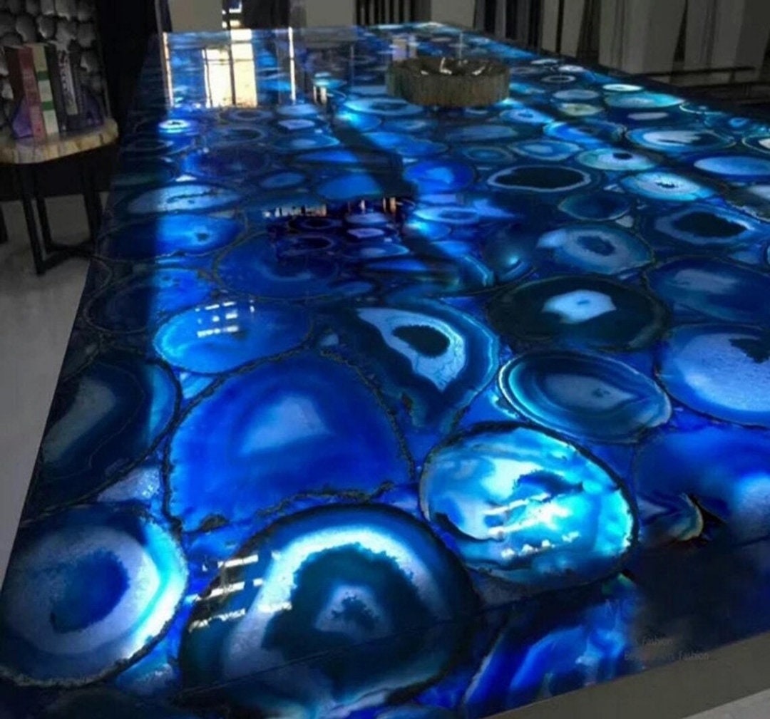 Blue Agate Counter for Your Kitchen/ Luxury Kitchen Counter / Counter ...