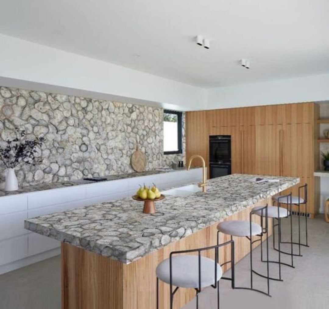 Agate Kitchen Countertops Translucent Kitchen Island Semi - Etsy