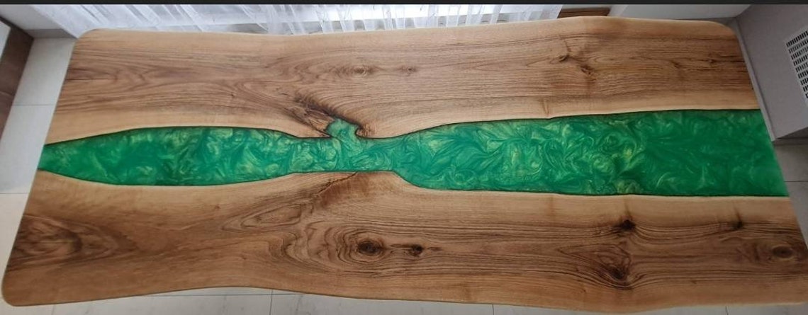 Live Edge Dining Green River Table Made in a Modern Rustic Finish With ...