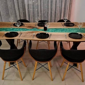 Live Edge Dining Green River Table Made in a Modern Rustic Finish With ...