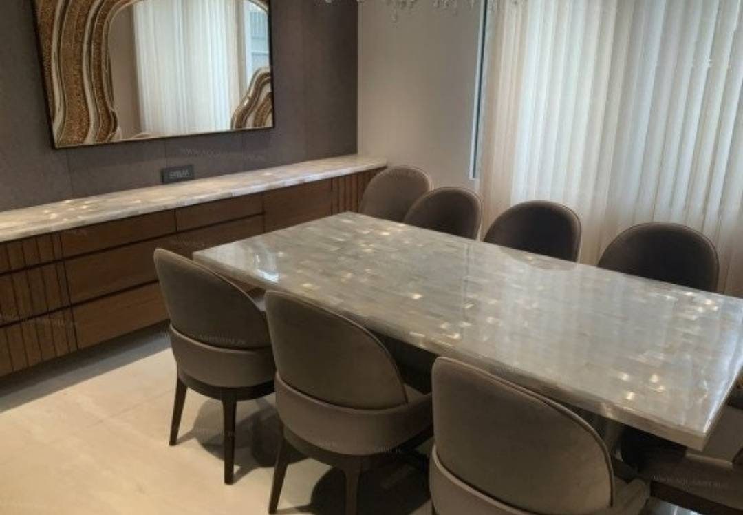 Selenite Table Top,selenite Coffee Table Top,selenite Center Table Top ...