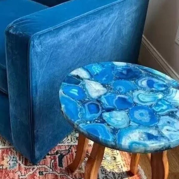 Agate End Table - Etsy
