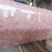 Pink Rose Quartz Dining Table / Rose Quartz Vanity Top / Rose Quartz ...