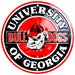 12" Diameter University of Georgia Officially Licensed Collegiate Sign ...