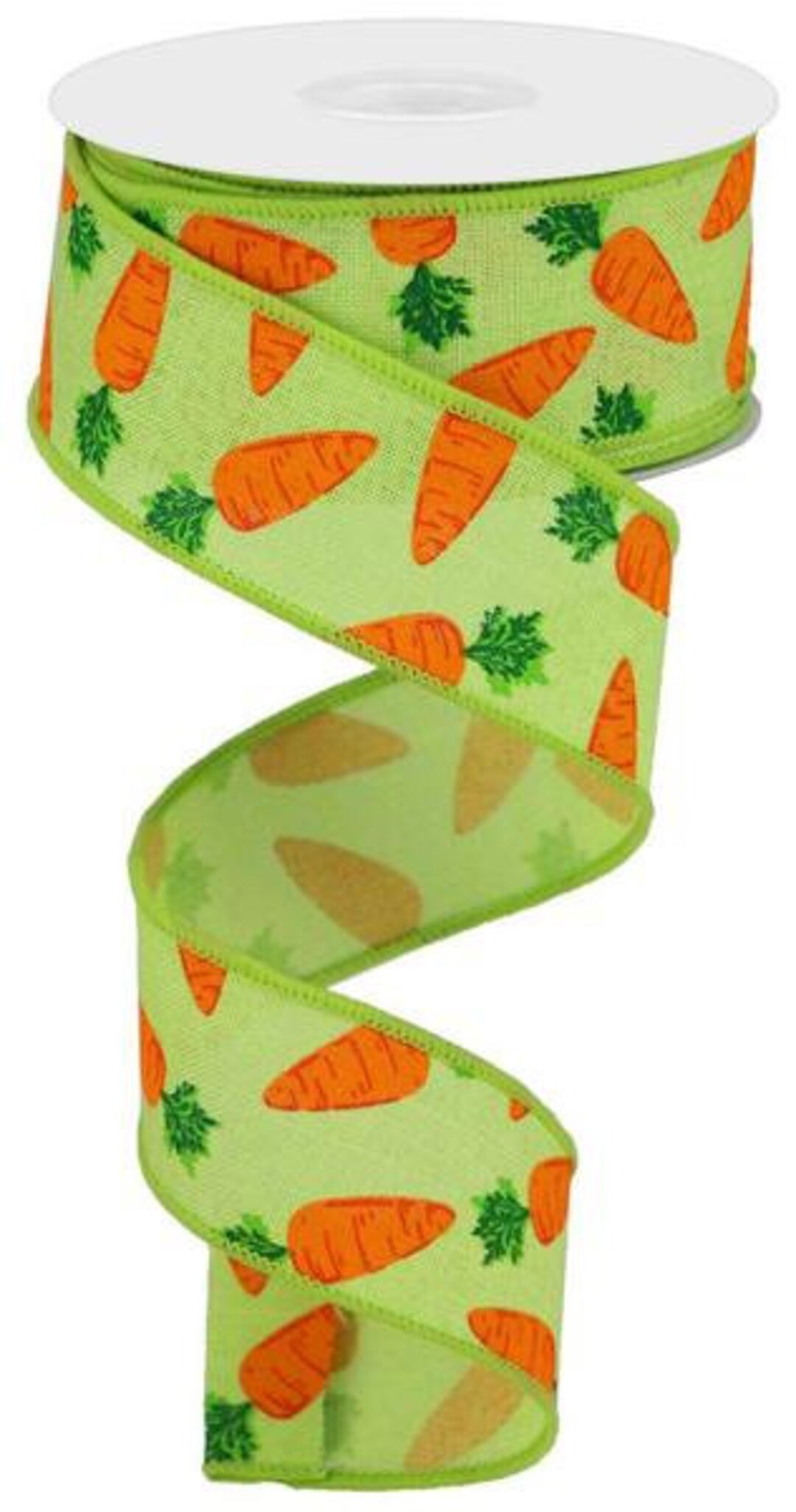 1.5" X 10yd Wired Ribbon-carrots on Royal-rga158109-wreaths-crafts ...