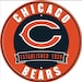 12" Diameter Chicago Bears Officially Licensed Pro Football Sign-sports ...