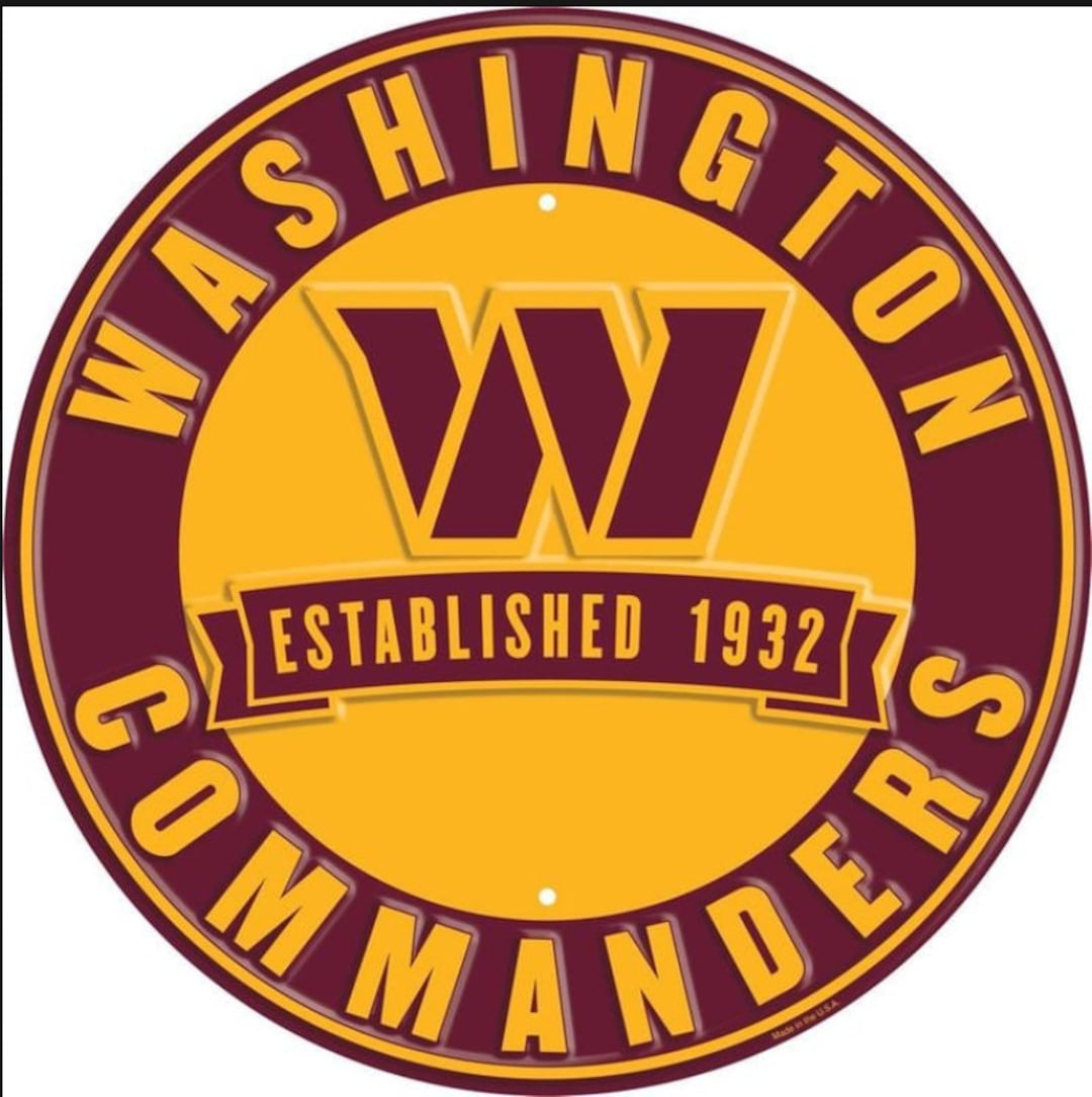 12" Diameter Washington Commanders Officially Licensed Pro Football ...