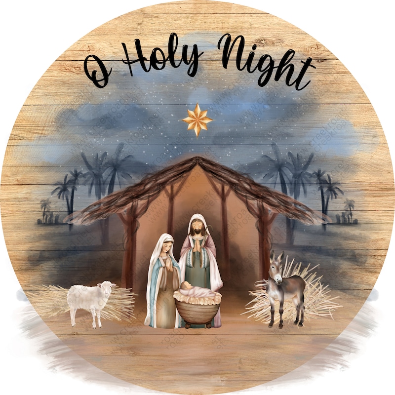 Oh Holy Night Sign - Etsy