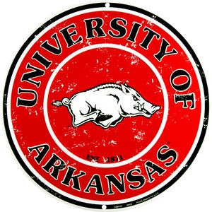 12" Diameter University of Arkansas Razorbacks Officially Licensed ...