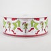 2.5" X 50yd Wired Ribbon-green Monster Legs With Candy Cane-871-40-188 ...