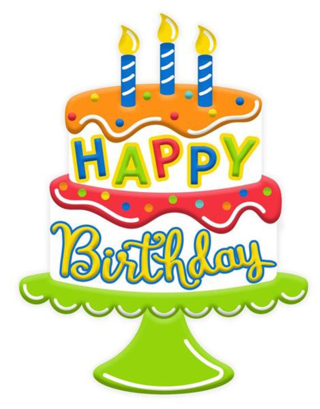 14.5"h X 11"l Metal Birthday Cake Sign-wreath Sign-everydat-md108860 - Etsy