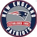 12 Diameter New England Patriots Officially Licensed Pro Football Sign ...