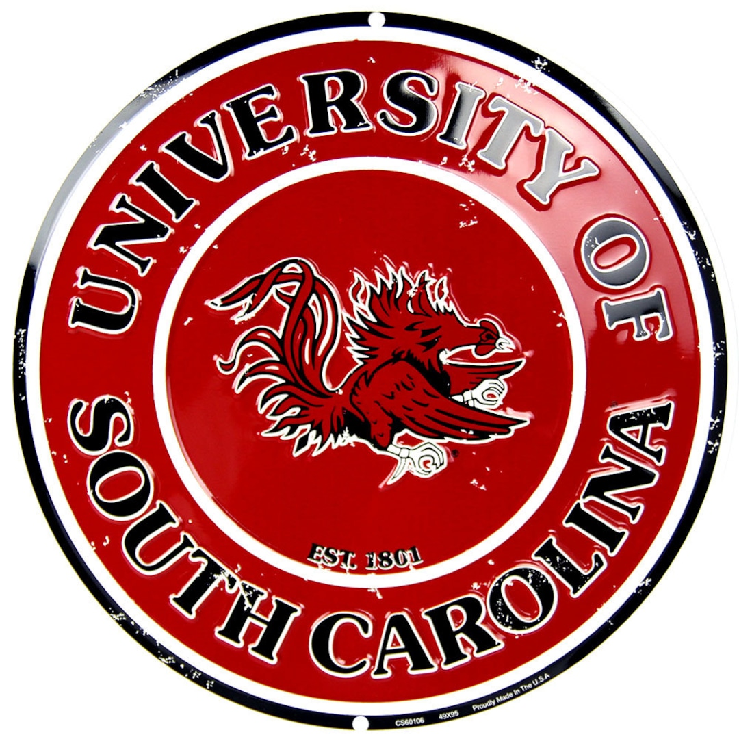 12" Diameter University of South Carolina Gamecocks Retro Officially ...