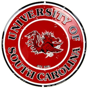 12" Diameter University of South Carolina Gamecocks Retro Officially ...