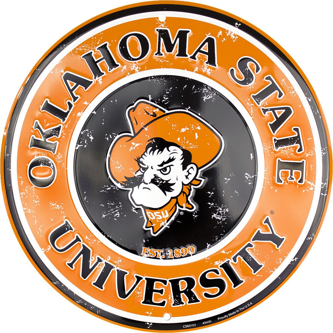 12" Diameter University of Oklahoma State Cowboys Officially Licensed ...