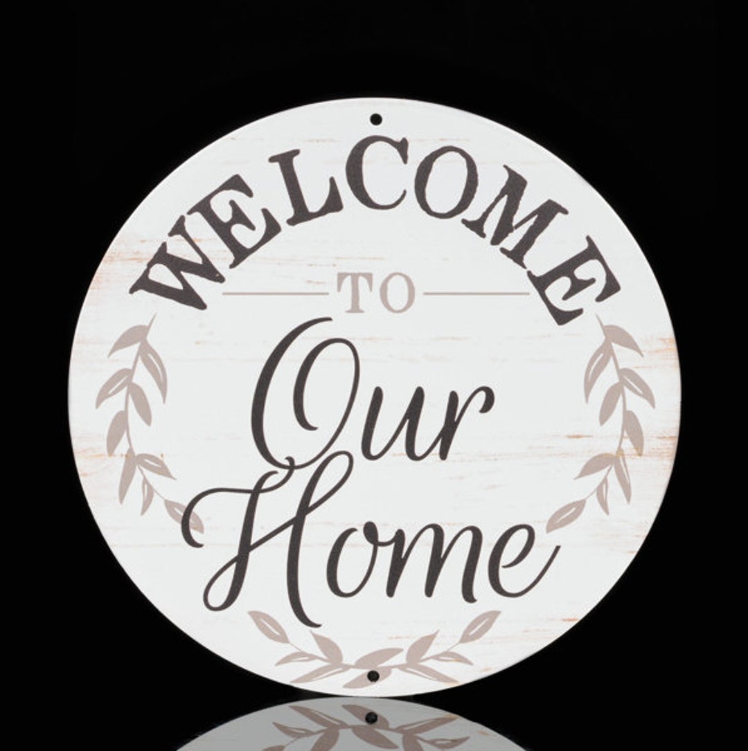 8dia Metal welcome to Our Home Sign-metal-md0933-everyday - Etsy