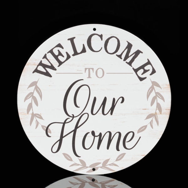 Home Wreath Sign - Etsy