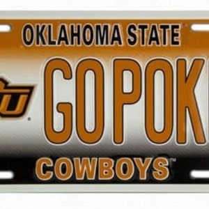 Oklahoma State Go Pokes License Plate Officially Licensed 12"x 6 ...