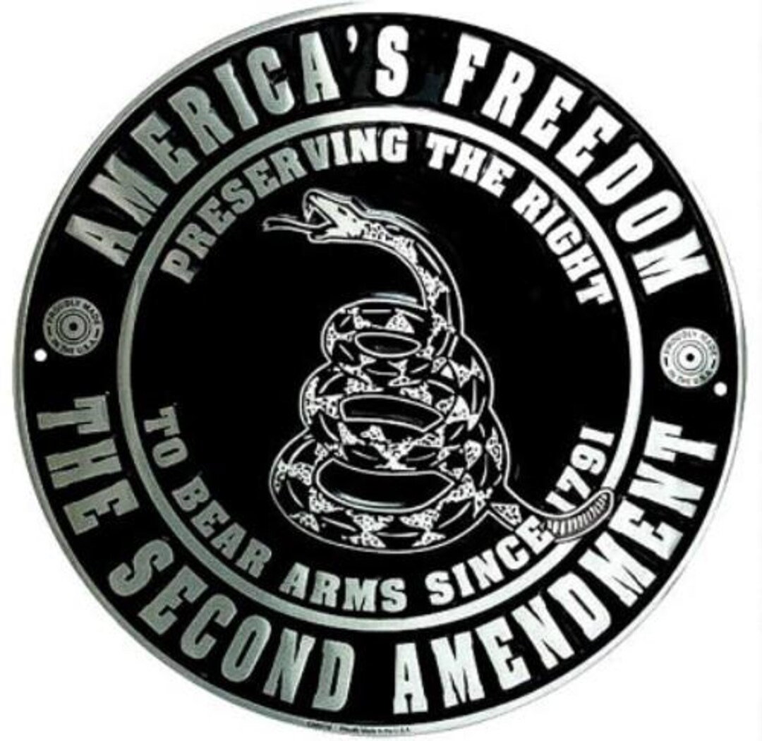 America's Freedom the Second Amendment Bear Arms Licensed Sign - Etsy