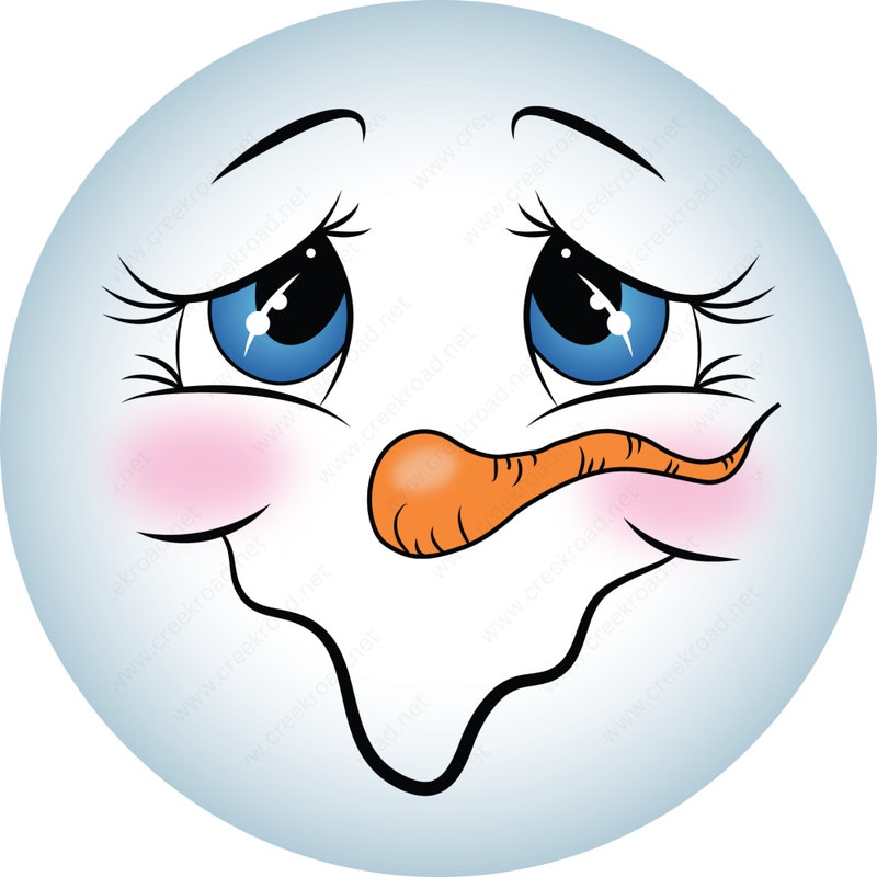 Snowman Eyes Clipart - Etsy