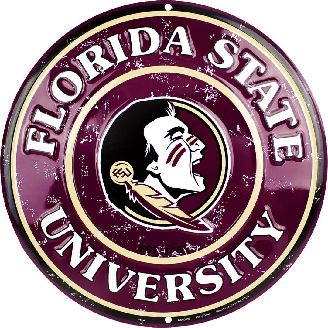 12" Diameter Florida State University Seminoles Officially Licensed ...