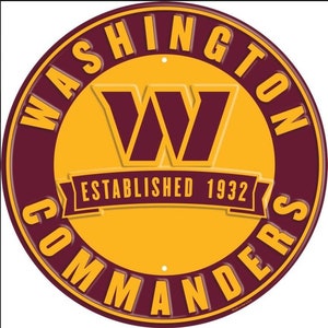 12" Diameter Washington Commanders Officially Licensed Pro Football ...