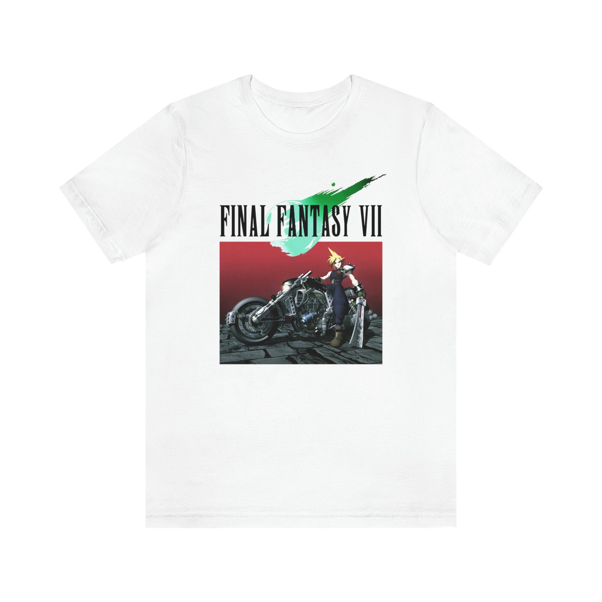 Camiseta FF7 Cloud Moto, camiseta RPG, camiseta PS1, camiseta de ...