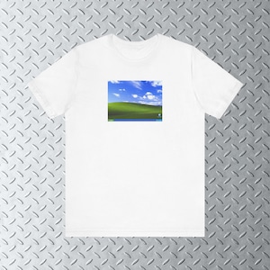 Windows Xp T-shirt, Y2k Software Tee, Frutiger Aero Aesthetic, Classic ...