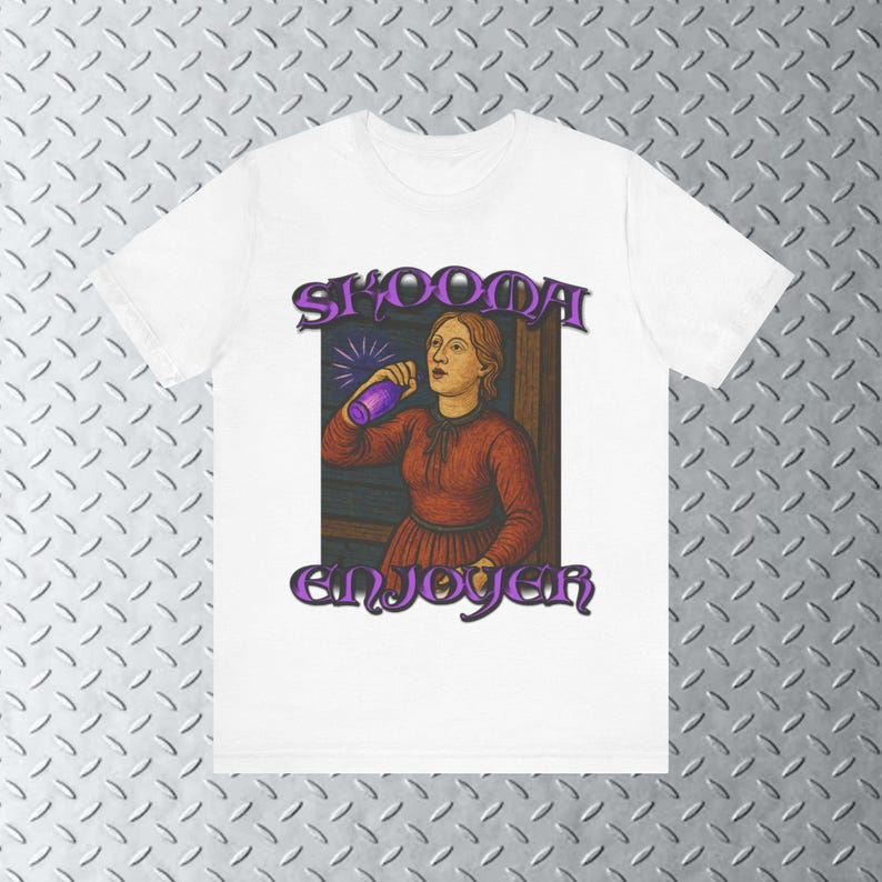 Skooma Enjoyer, Vintage Medieval Art Shirt, Gaming Tee, Medieval Meme ...