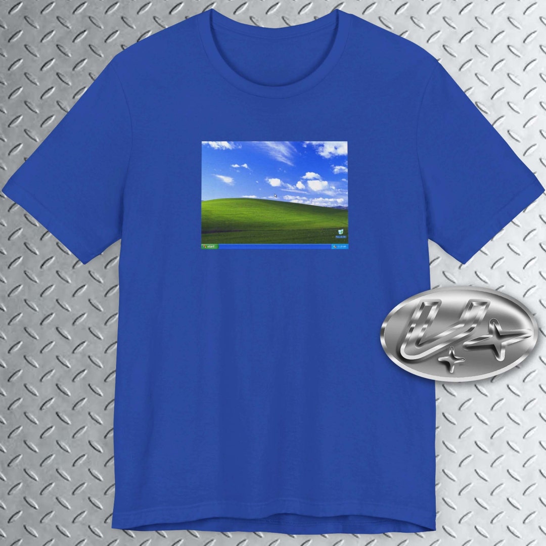 Windows Xp T-shirt, Y2k Software Tee, Frutiger Aero Aesthetic, Classic ...