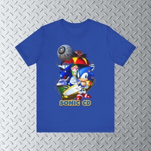 S. CD SEGA T-shirt, Videogame Tee, Gaming Shirt, Hedgehog, Action ...