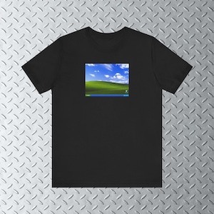 Windows Xp T-shirt, Y2k Software Tee, Frutiger Aero Aesthetic, Classic ...