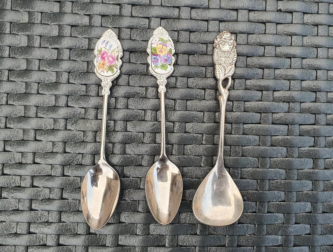 Set Mismatched Silverware Spoons Aesthetic Flatware Mismatched Cofee ...