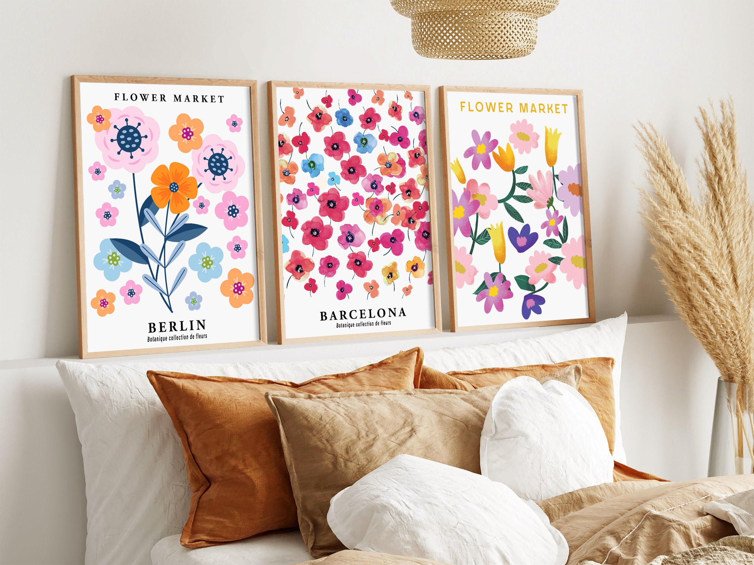 Flower Gallery Wall Set, Matisse Poster, Pastel Wall Decor, Danish ...