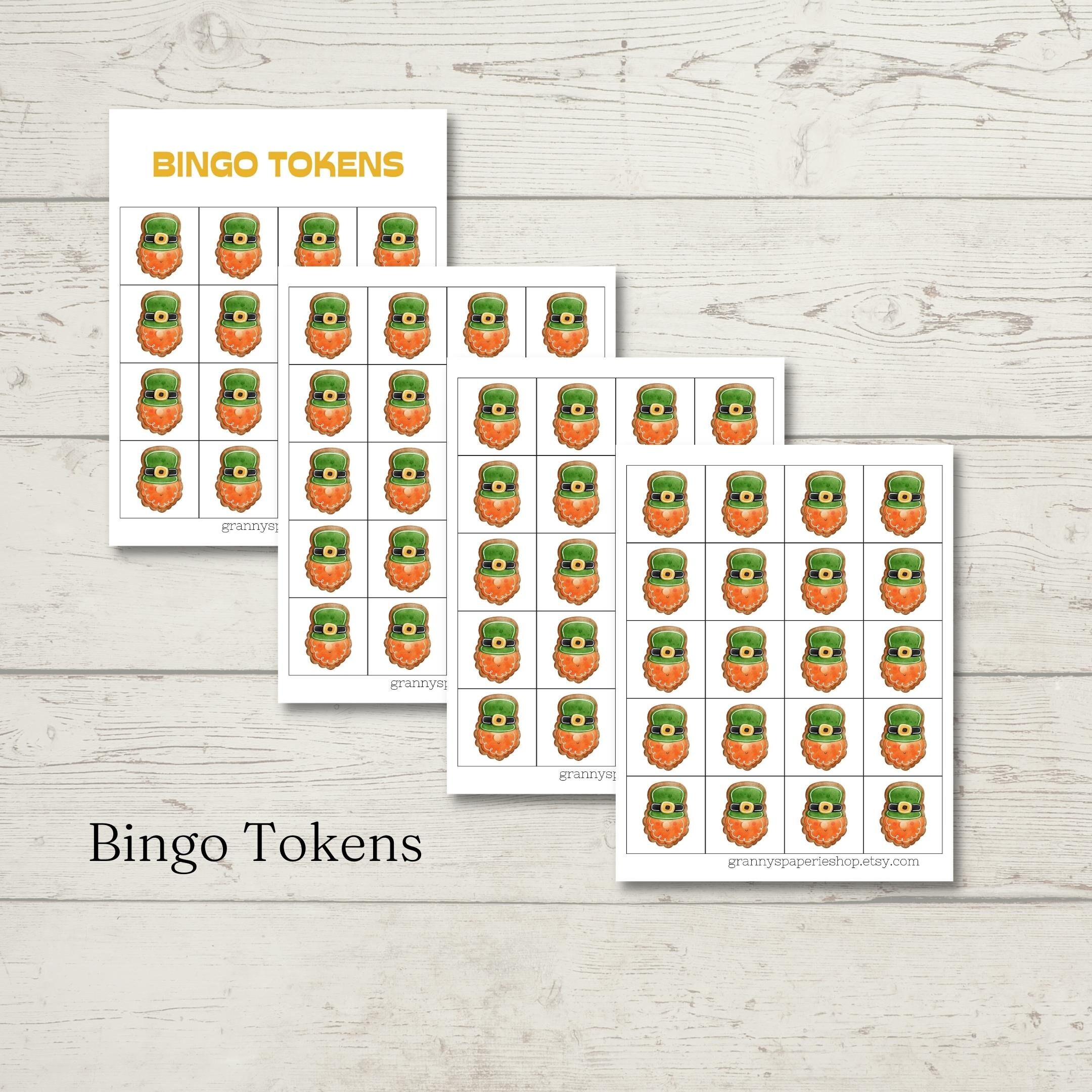 St Patrick's Day Bingo Game, Printable Bingo Cards, Paddy's Day Party ...