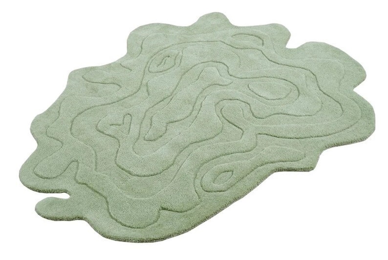 Hand Tufted Irregular Rug 100% New Zealand Wool Handmade Area Rug for ...