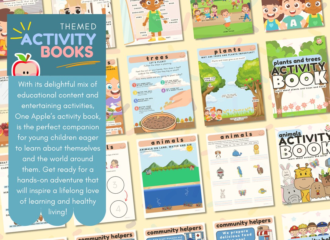 Printable Community Helpers Activity Book for Preschoolers Digital ...