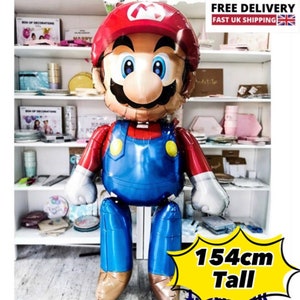 Super Mario Airwalker 60" Inches Tall Birthday Party Jumbo 3D Balloon ...
