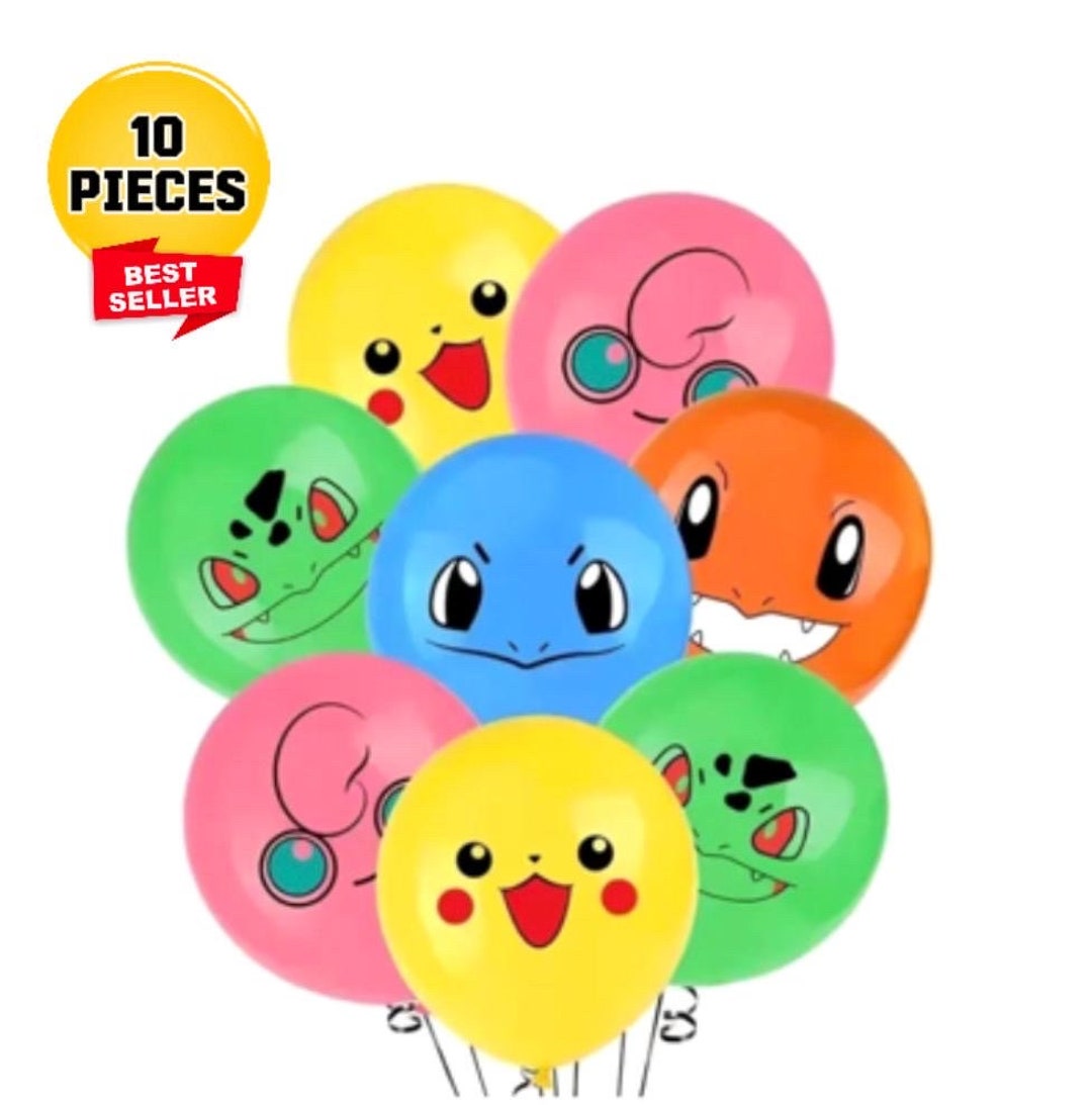 Pokemon Latex Balloons Birthday Kids Pikachu Party Balloon Decorations ...